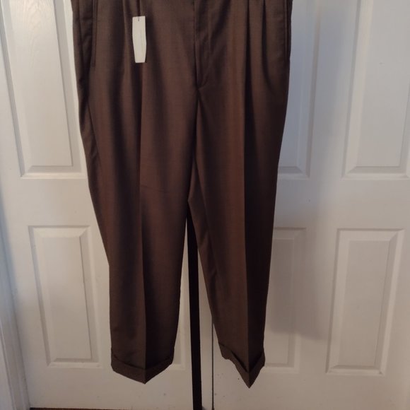 Louis Raphael | Pants | Nwt Louis Raphael Mens Pleated Cuffed Slacks 4 ...